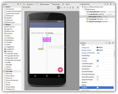 Curso de Desarrollo Android Tema Views Tipos de Views más habituales y sus propiedades