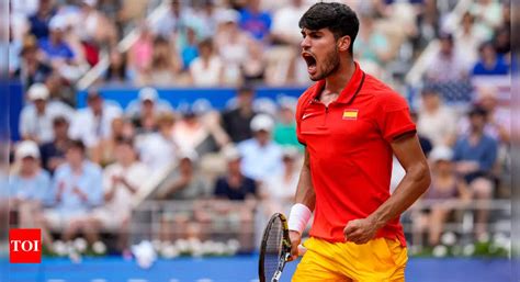 Carlos Alcaraz Into Olympic Semi Finals Closer To Djokovic Clash