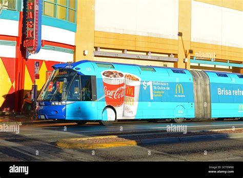 Iveco Irisbus Civis Rtc Transit Bus On Las Vegas Blvd At Fremont Street