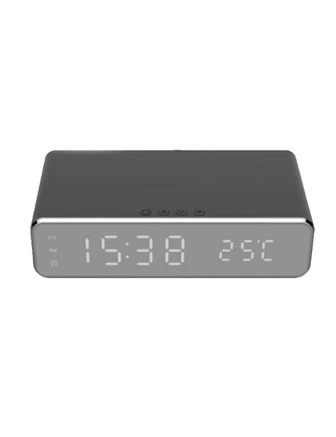 Wireless Alarm Clock Charging Station No Need To Plug Your Device In