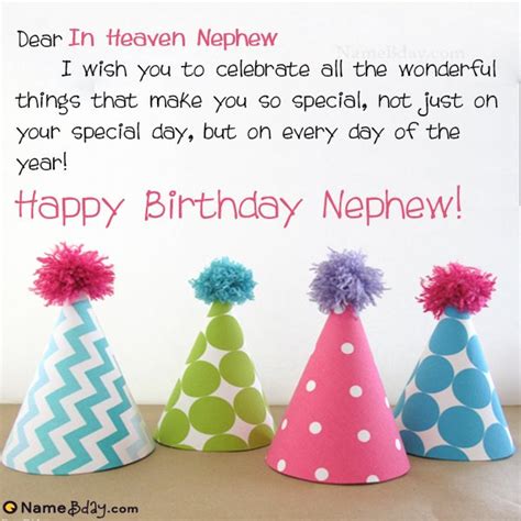 Happy Birthday In Heaven Nephew Images Of Cakes Cards Wishes