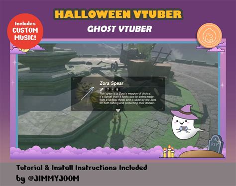 Cute Animated Ghost Vtuber Pngtuber Tuber Halloween Png Tuber
