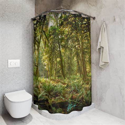 Nature Photo Shower Curtain Rain Forest Fine Art Bathroom Decor