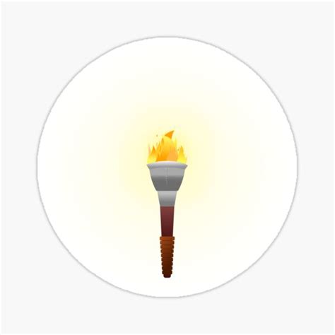 Torch Realistic Drawing Sticker By Liro52 Redbubble