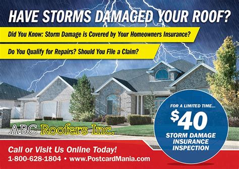 13 Brilliant Roofing Direct Mail Postcard Advertising Examples