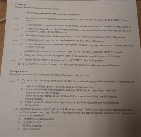 Solved Truefalse Indicate Whether The Statement Is True Or