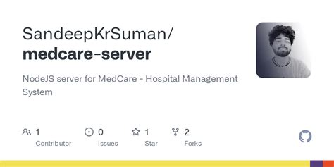 github sandeepkrsuman medcare server nodejs server for medcare