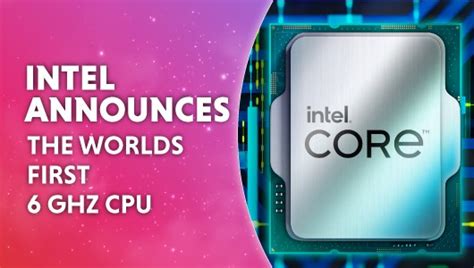 Intel Confirms The Worlds First 6ghz Cpu Wepc