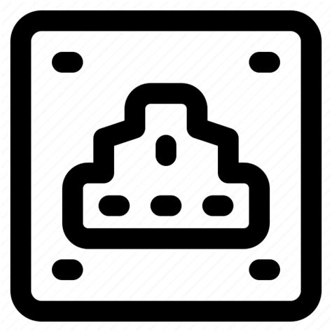 Ethernet Port Internet Socket Connect Icon Download On Iconfinder