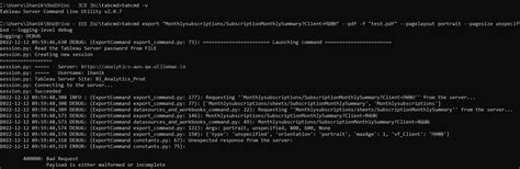 Pagesize Unspecified Doesn T Work For Tabcmd Export Issue 192