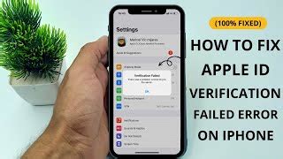 How To Fix Apple Id Verification Failed Apple Id Verification Failed