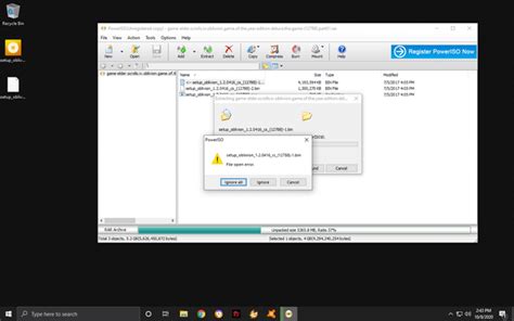 File Open Error When Trying To Extract Bin File Iso Rcracksupport