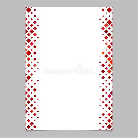 Abstract Brochure Template From Red Diagonal Square Pattern Vector Graphic Design For