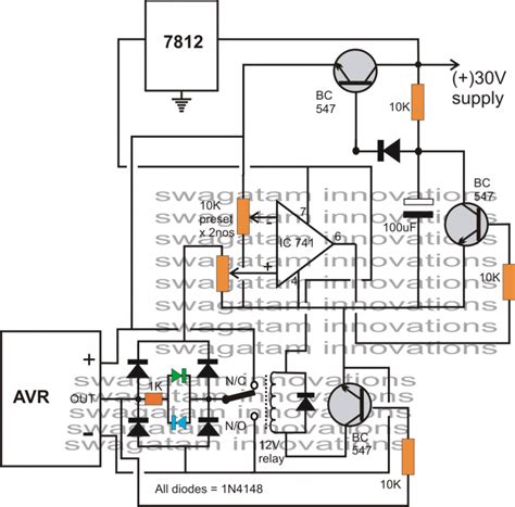 Simple Generator Circuit Diagram Diagram Turbine Generator