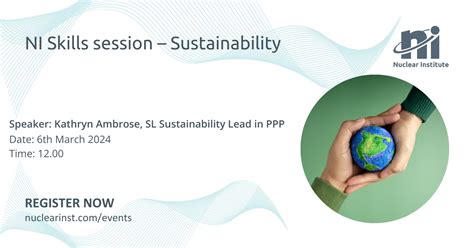 Cumbria Branch Skills Session Sustainability