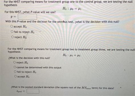 Solved You Have Conducted A Randomized Experiment To Test