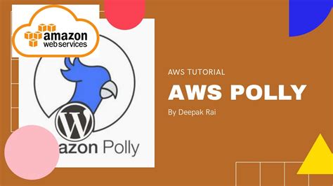 Aws Polly How To Convert Text To Speech Using Amazon Aws Tutorial