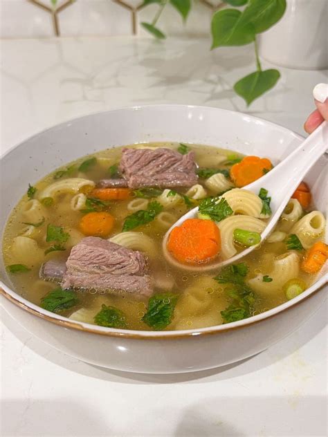 Vietnamese Macaroni Soup Súp Nui Easy Instant Pot Recipe Feedmi