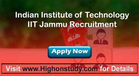 IIT Jammu Recruitment 2021 Apply For 36 Engineer Officer Manager Post