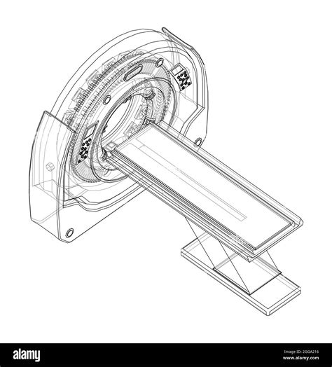 Ct Scanner Mri Machine Vector Stock Vector Image And Art Alamy