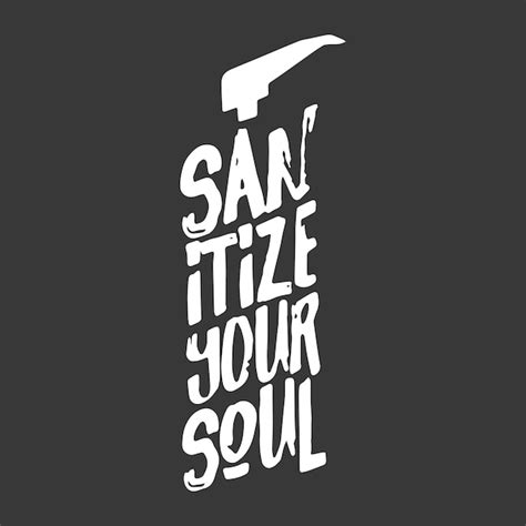Sanitiza Tu Alma Vector Premium