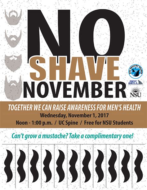 No Shave November Wellness Bash Nov 1 Nsu Sharkfins