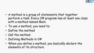 14method In C PPT