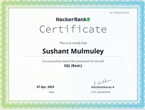 Sushant Mulmuley On Linkedin Sql Certification Dataanalysis Dbms