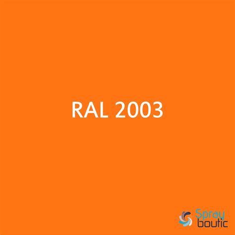 Peinture Ral 2003 Orange Pastel Aérosol 520 Ml Meilleur Prix Web