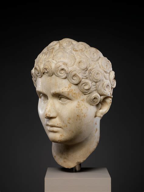 Marble Portrait Of A Young Girl Roman Flavian The Metropolitan