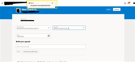 exception during restaction in check ins creation page — cloud customer