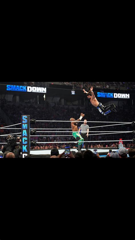 Apollo Crews Vs Andrade Spinning Neckbreaker Win Shorts