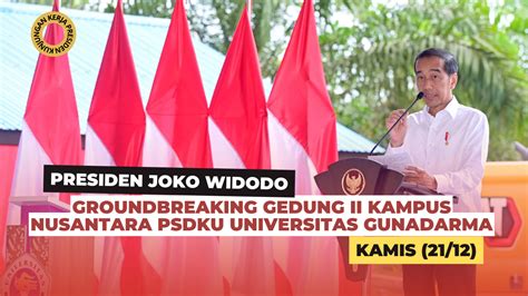 Sekretariat Kabinet Republik Indonesia Sambutan Presiden Atas