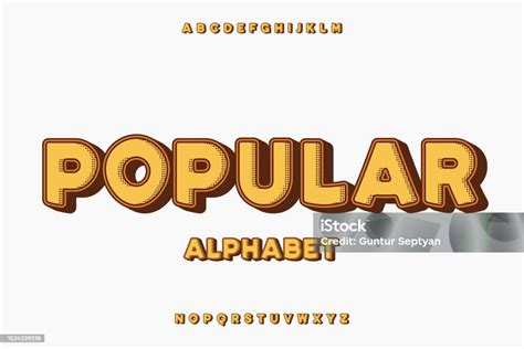 헤드라인 포스터 및 창의적인 디자인에 적합한 글꼴 벡터를 표시합니다 벡터 그림입니다 개념에 대한 스톡 벡터 아트 및 기타 이미지