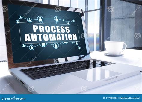 Process Automation Stock Illustration Illustration Of Operation