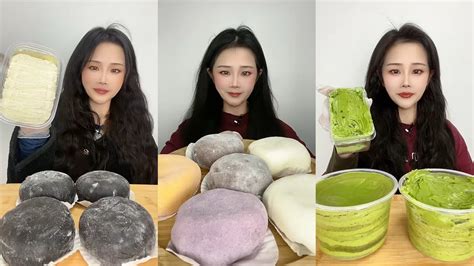 Asmr Dessert Mukbang Cream Cake Cup Cake Mochis 디저트 먹방 🍰