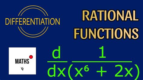 Differentiation 9 Rational Functions Youtube