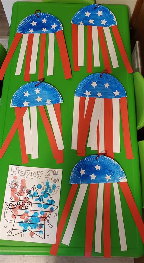 Handprint American Flag Class Projects