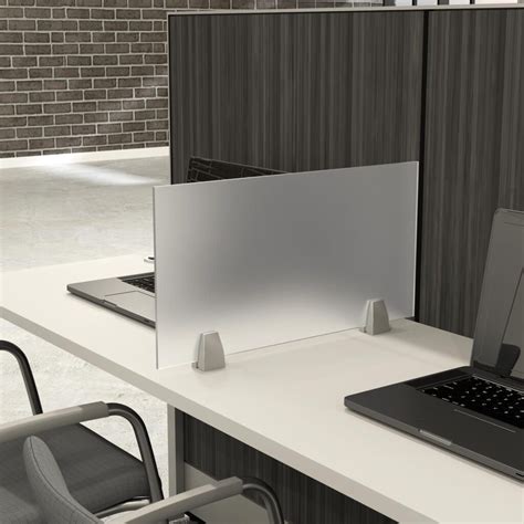 Desktop Acrylic Privacy Screens 12 High Clear Or Frosted