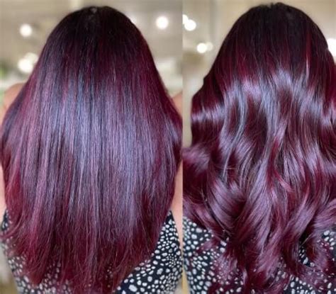 Purple Red Hair