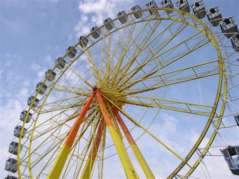 Free Images Sky Summer Ferris Wheel Amusement Park Leisure
