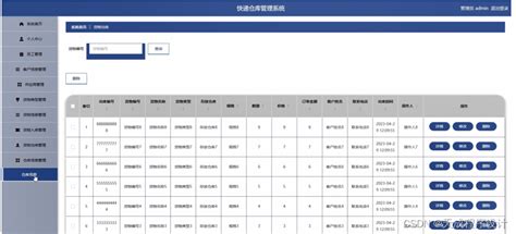 java php node js python快递仓库管理系统【2024年毕设】 csdn博客