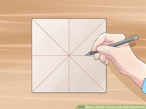 3 Ways To Divide A Square Into Eight Equal Parts Wikihow