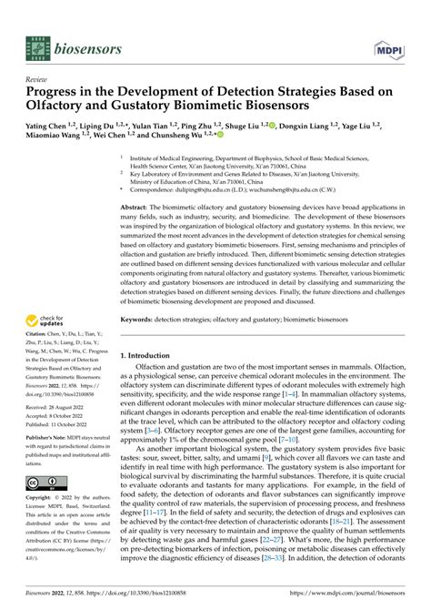 Pdf Progress In The Development Of Detection Strategies Based On