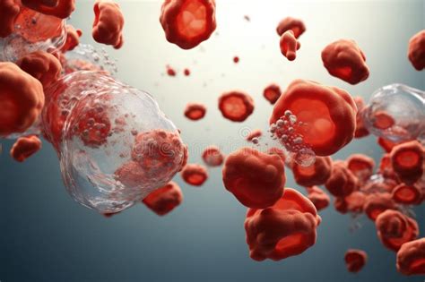 En El Mundo Microscópico Innumerables Eritrocitos Vibrantes Glóbulos