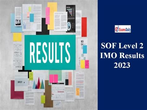 Sof Level 2 Imo Results 2023 Out Download Science Olympiad Foundation