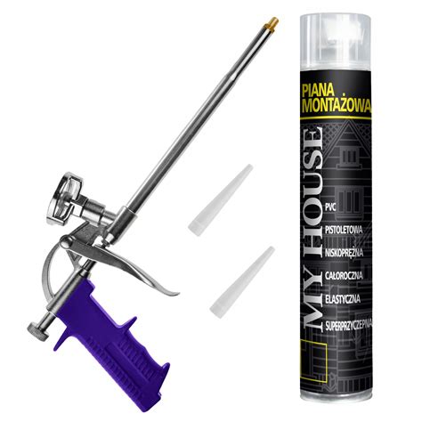 Pianka Montażowa Niskoprężna Całoroczna 750ml Pistolet do piany