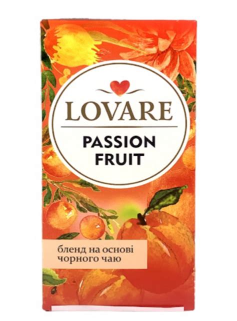 Passion Fruit Tea Lovare 24 Tea Bags Elona Market