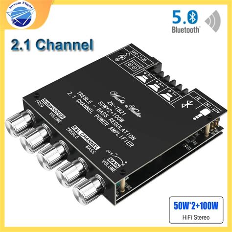 ZK TB TPA D Bluetooth Subwoofer Power Amplifier Board WX W Channel Power