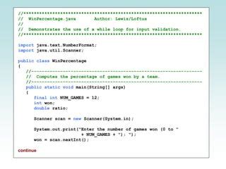 Java Chapter 05 Conditions Loops Part 5 PPT